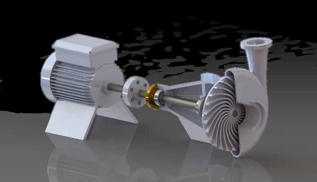 Centrifugal Pump - download free 3D model by Mohamad Nasser - Cad Crowd