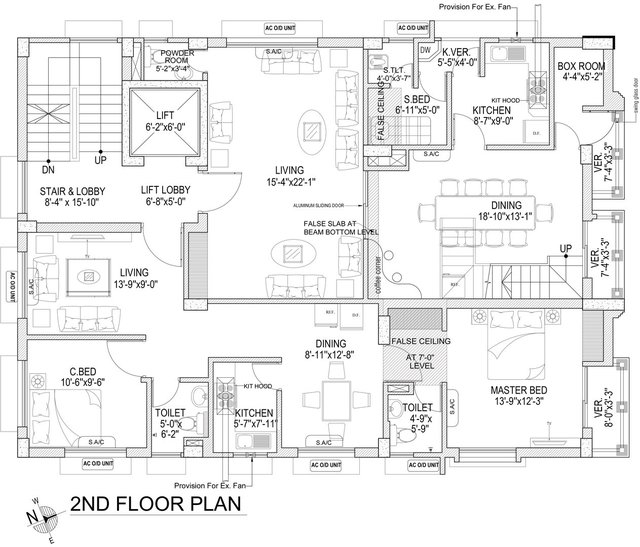 G+7th Storied Residential Building - download free 3D model by Nobel_71 ...