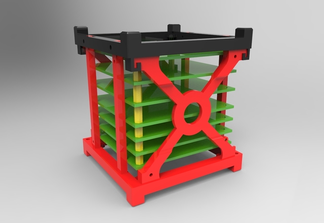 cube satellite - download free 3D model by MR. CAD DESIGNS - Cad Crowd