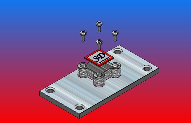 CNC Fixture Example - download free 3D model by Steven_Dowling - Cad Crowd