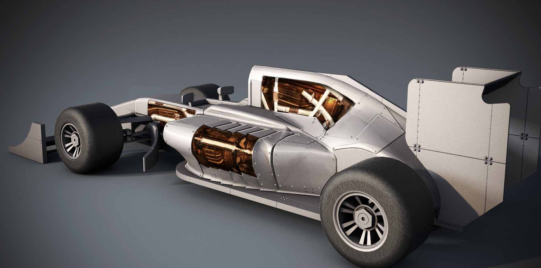 The Steampunk Design Contest: Jet Engine Race Car | Cad Crowd