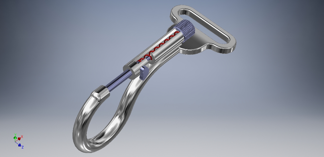 Locking safety clip for dog leads - Freelance 3D Modeling Design - Cad ...