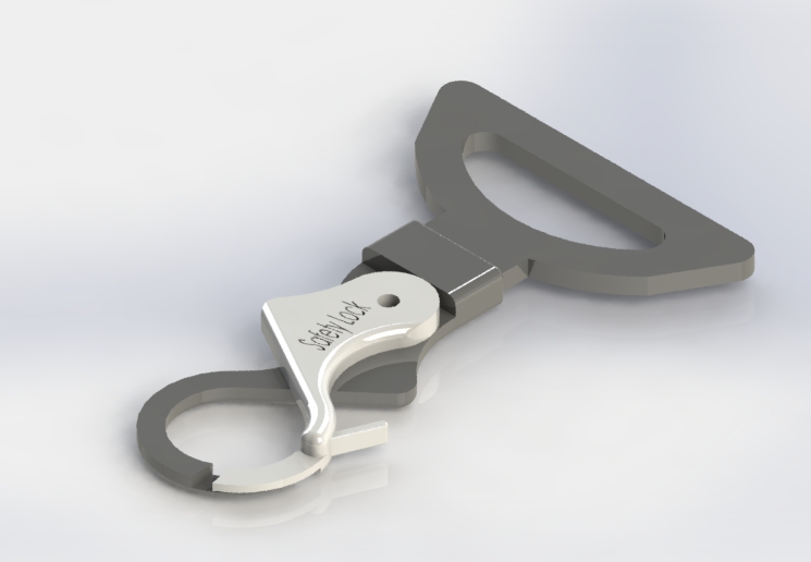 Locking safety clip for dog leads - Freelance 3D Modeling Design - Cad ...