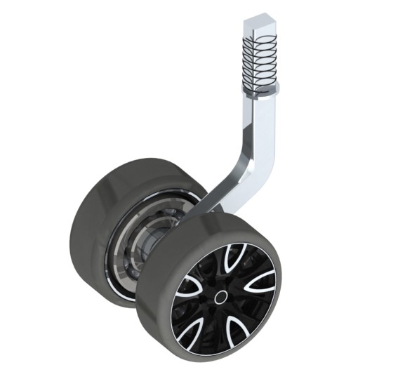 Non-Plastic Ultra-Durable Suspension Caster for Luggage - Freelance ...