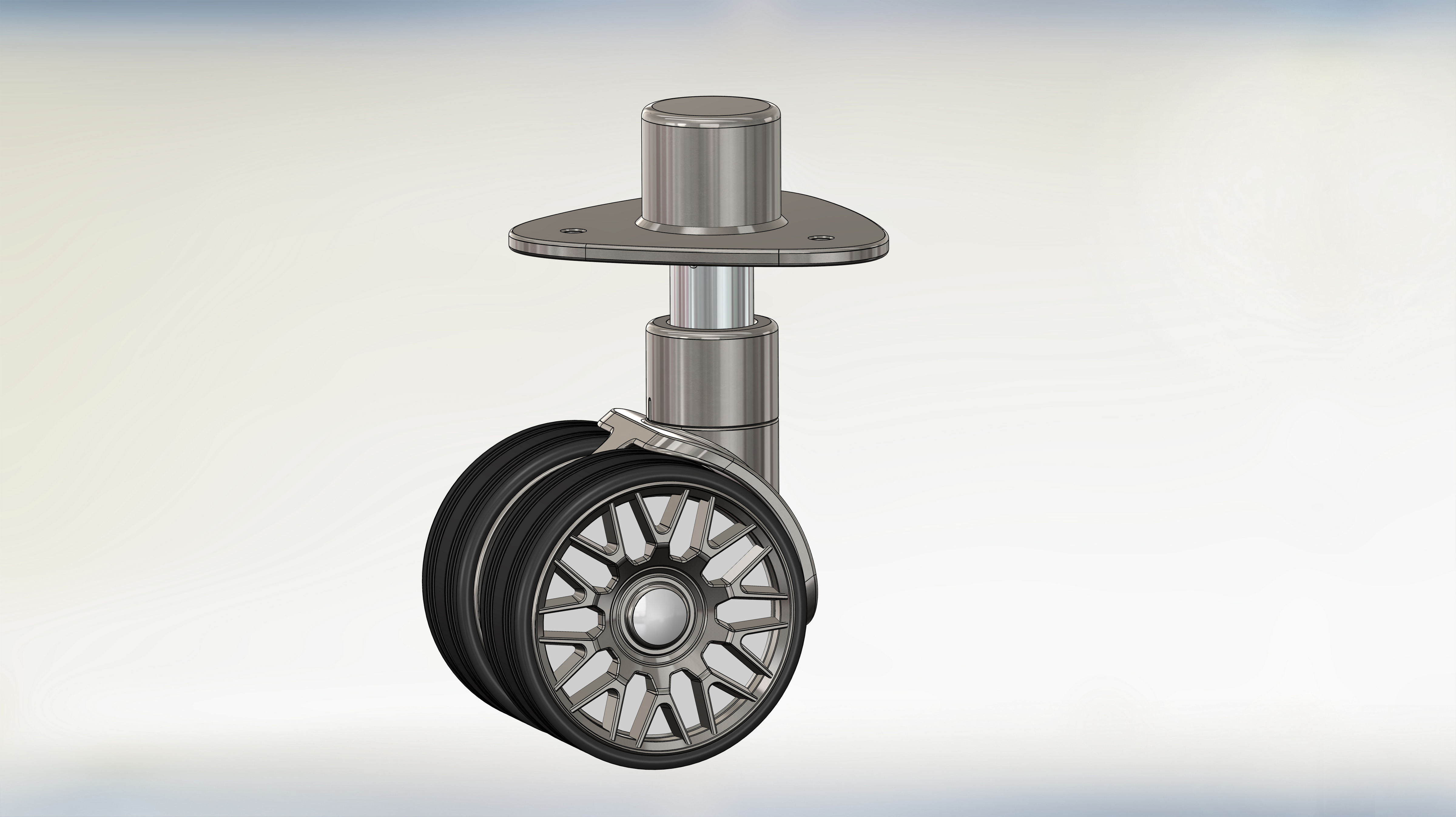 Non-Plastic Ultra-Durable Suspension Caster for Luggage - Freelance ...