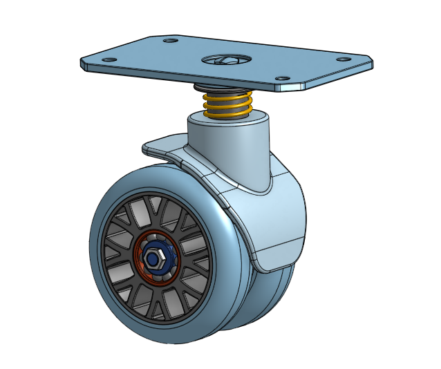 Non-Plastic Ultra-Durable Suspension Caster for Luggage - Freelance ...