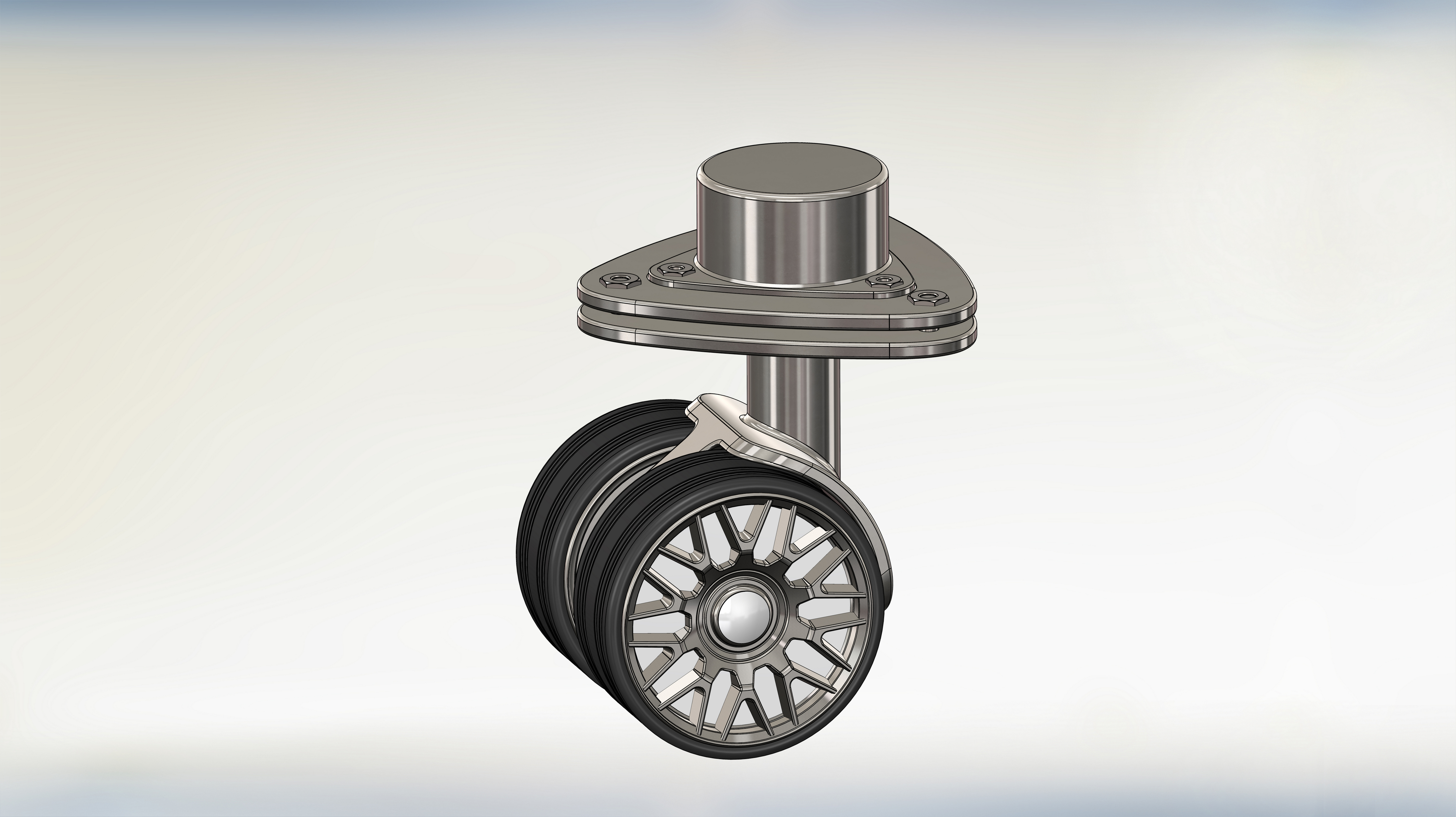 Non-Plastic Ultra-Durable Suspension Caster for Luggage - Freelance ...