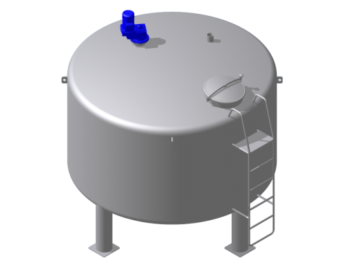 Mixer Tank Design - Freelance 3D Modeling Design - Cad Crowd