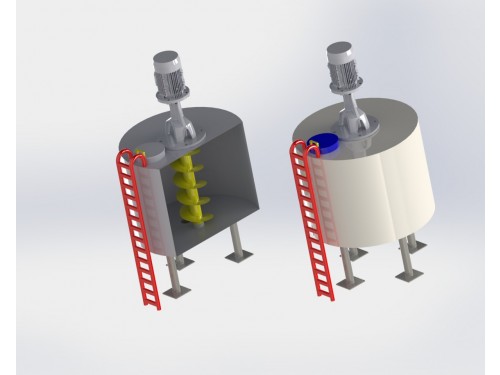 Mixer Tank Design - Freelance 3D Modeling Design - Cad Crowd