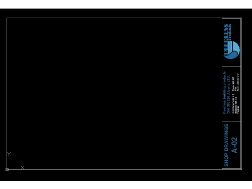 Create Professional Title Page for Building Envelope Company - AutoCAD ...