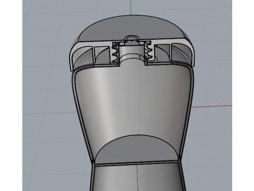 Dual sided Shampoo/Conditioner bottle - Freelance Product Design - Cad ...