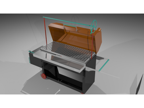 Custom BBQ - Freelance Mechanical Drafting - Cad Crowd