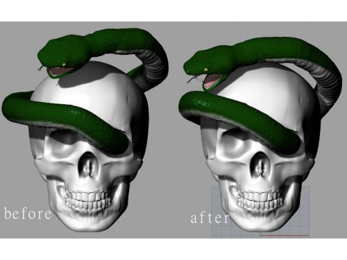 Skull And Snake 3D CAD Design - Freelance CAD Design - Cad Crowd