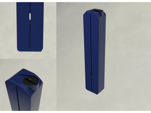 Vertical water tank with exclusive design in 3D - Freelance 3D Modeling ...