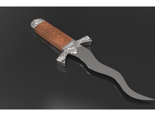 3D CAD Design Of A Dagger - Freelance CAD Design - Cad Crowd