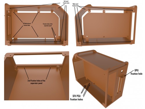 Mini-ITX Computer Case - Freelance Electronic Devices - Cad Crowd