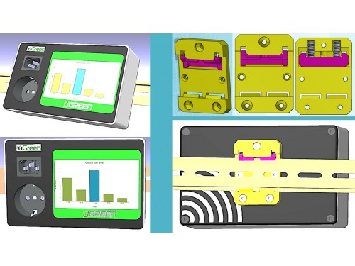 Control-box with display, fitting on a DIN rail - Freelance Product ...