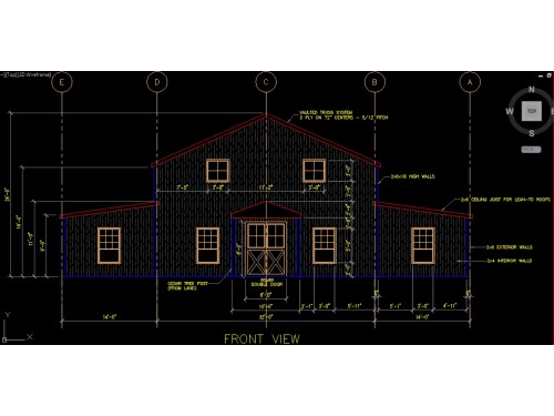 Barn House - Freelance Architectural Design - Cad Crowd