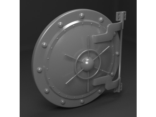 Bank Vault Door CAD drawing - Freelance 3D Printing Design - Cad Crowd