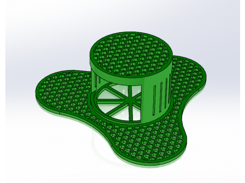 Urinal Puck Cage - Freelance Consumer Products - Cad Crowd