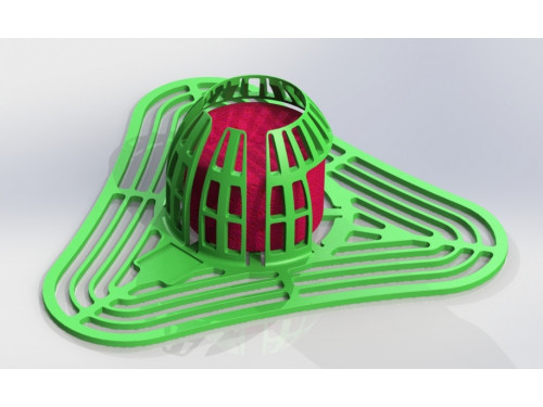 Urinal Puck Cage - Freelance Consumer Products - Cad Crowd