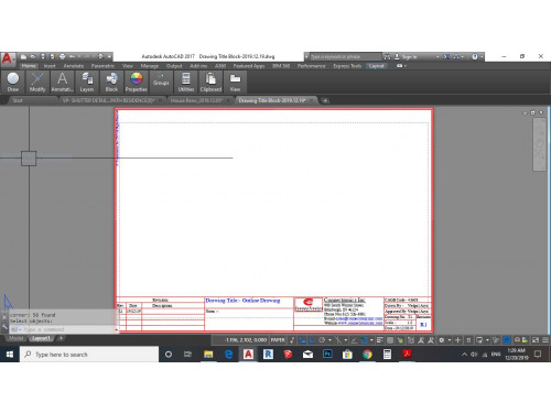 New and Improved Title Block (2D AutoCAD) - Freelance CAD Design - Cad ...