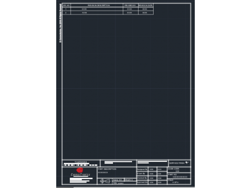 New and Improved Title Block (2D AutoCAD) - Freelance CAD Design - Cad ...
