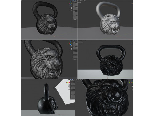 Animal (and other) themed kettlebells - Freelance Product Design - Cad ...
