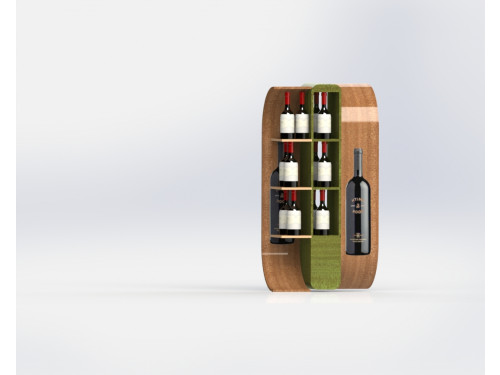 Retail Grocery Store Wine Bottle Merchandiser - Freelance Furniture ...