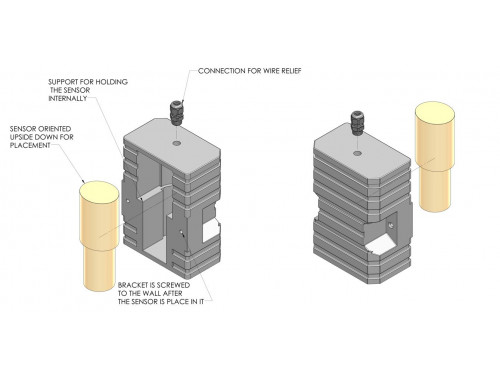 Smart City Sensor Wall Mount - IoT - Freelance 3D Modeling Design - Cad ...