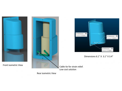 Smart City Sensor Wall Mount - IoT - Freelance 3D Modeling Design - Cad ...