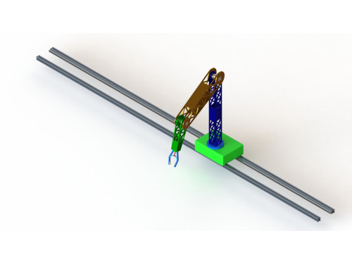 Robotic arm throwing a ball for a game of pétanque - Freelance CAD ...
