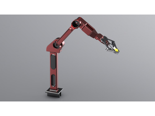 Robotic arm throwing a ball for a game of pétanque - Freelance CAD ...