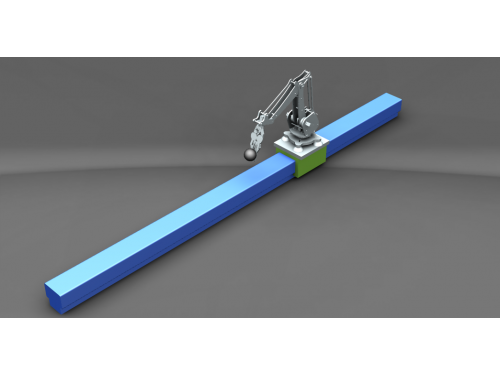 Robotic arm throwing a ball for a game of pétanque - Freelance CAD ...