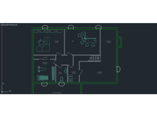 Marvel Basement - Freelance Interior Design - Cad Crowd