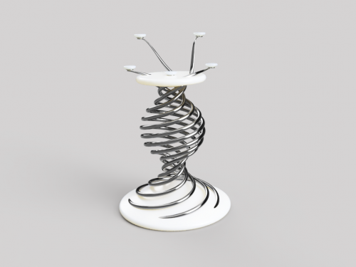 Floor Standing Wig Stand - Freelance Product Design - Cad Crowd
