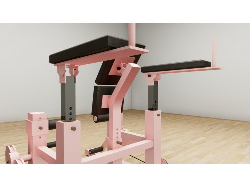 New Workout Leg Extension Machine - Freelance 3D Modeling Design - Cad ...