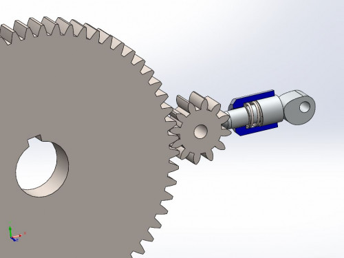 Designing a Gear lock mechanism - Freelance Mechanical Engineering - Cad Crowd
