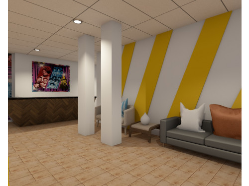 Apartment lobby and amenity space design - Freelance Interior Design ...