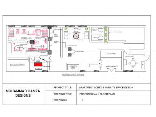 Apartment lobby and amenity space design - Freelance Interior Design ...
