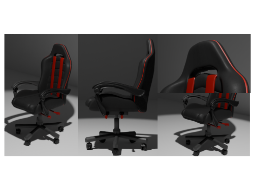 Sports Car-Inspired Gaming Chair - Freelance Product Design - Cad Crowd