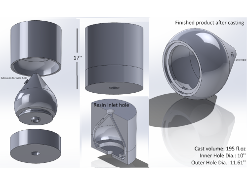 Design a spherical speaker enclosure mould - Freelance Consumer ...