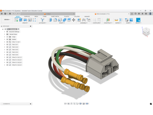 Wire Connector - Freelance CAD Design - Cad Crowd