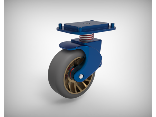 Non-Plastic Ultra-Durable Suspension Caster for Luggage - Freelance ...
