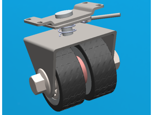 Non-Plastic Ultra-Durable Suspension Caster for Luggage - Freelance ...