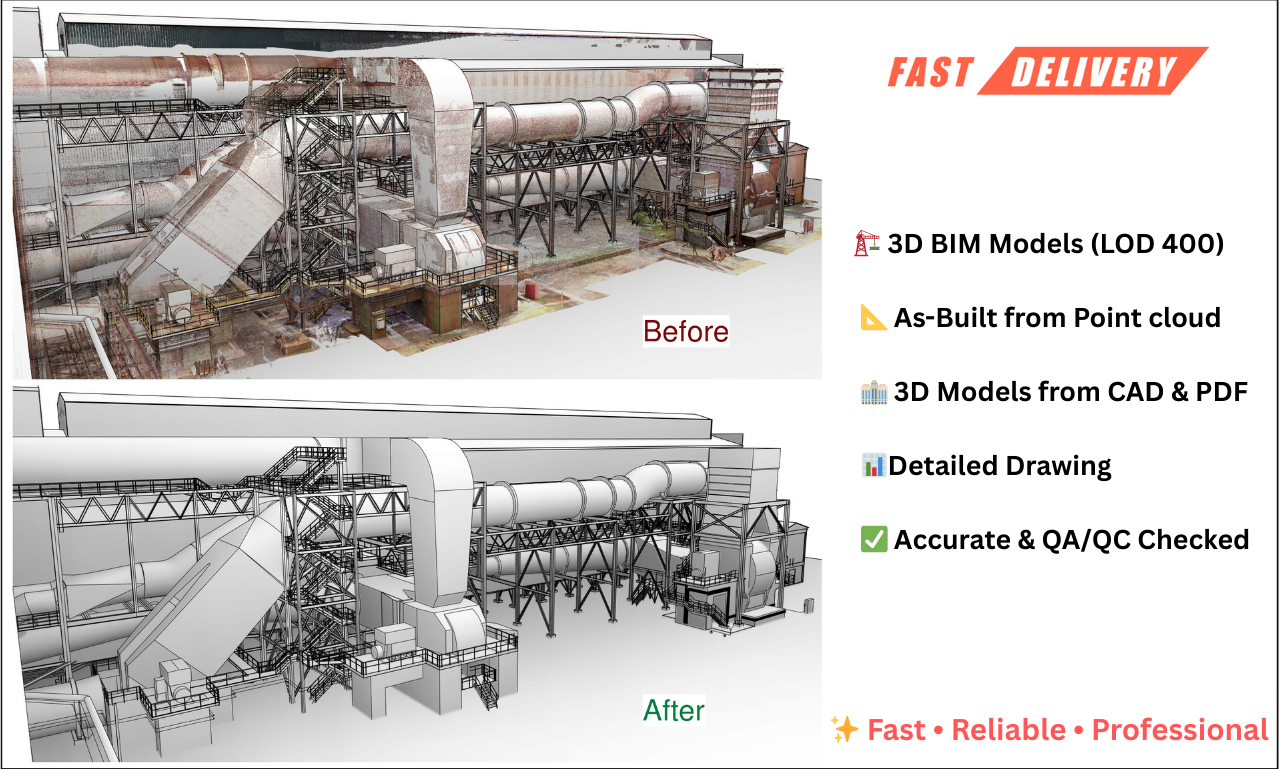 I will provide scan to BIM, CAD to Revit and PDF to Revit by Jabir M ...