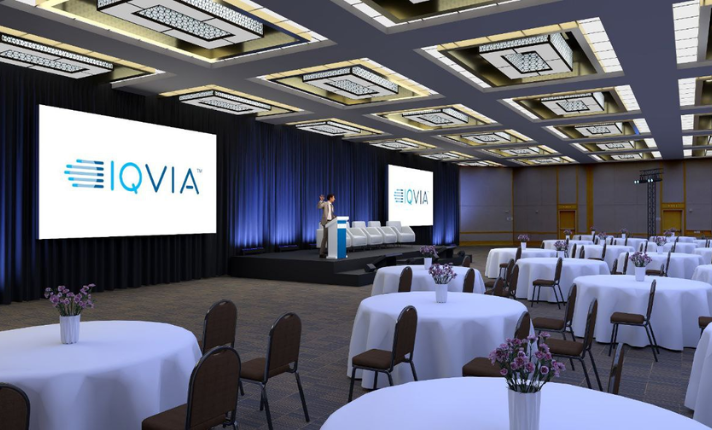 I will do 3d cgi wedding hall, banquet hall, party event, reception ...